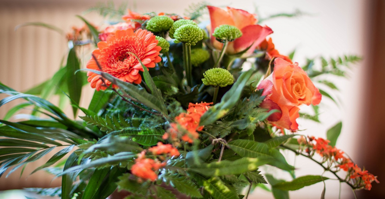 Photo bouquet de fleurs anniversaire - fleur de passion