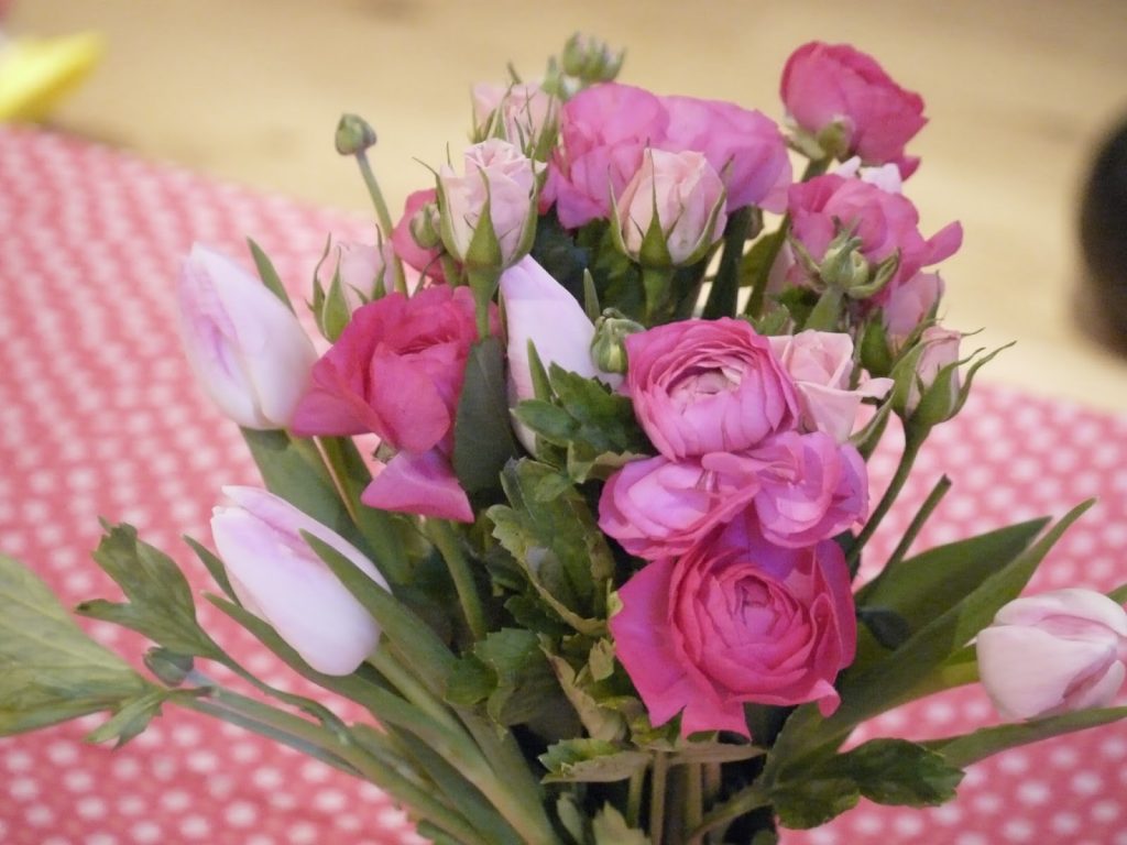 Photo bouquet de fleurs anniversaire - fleur de passion