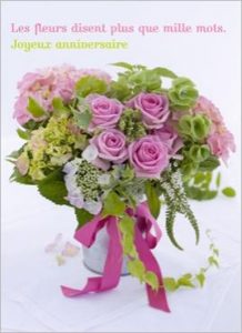 Photo de bouquet de fleurs pour un anniversaire - fleur de passion