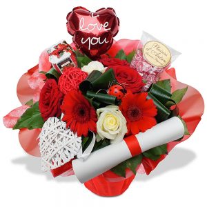 Bouquet de fleurs pour amoureux - fleur de passion
