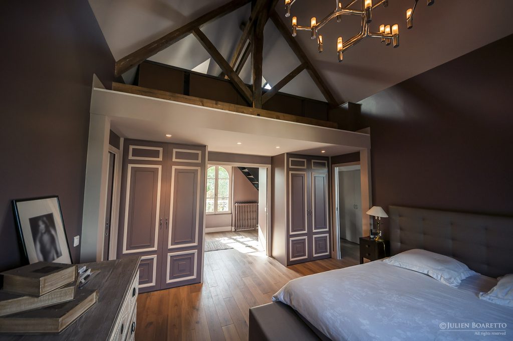 Chambre avec dressing et salle de bain - fleur de passion