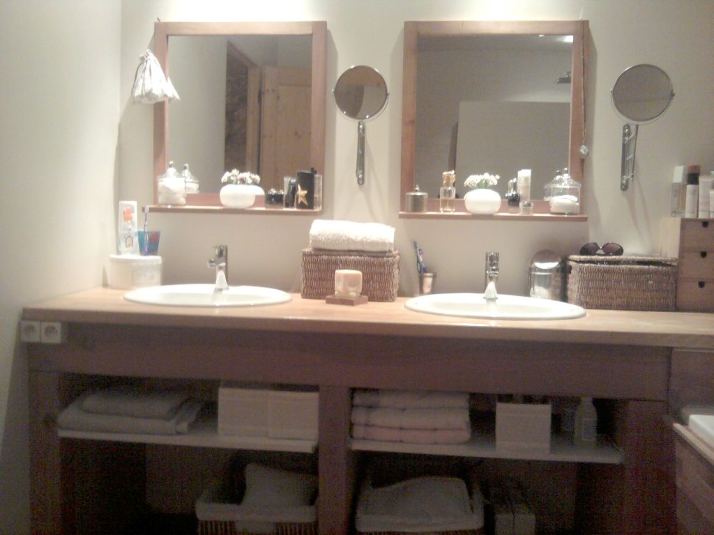 Panneau deco salle de bain - fleur de passion